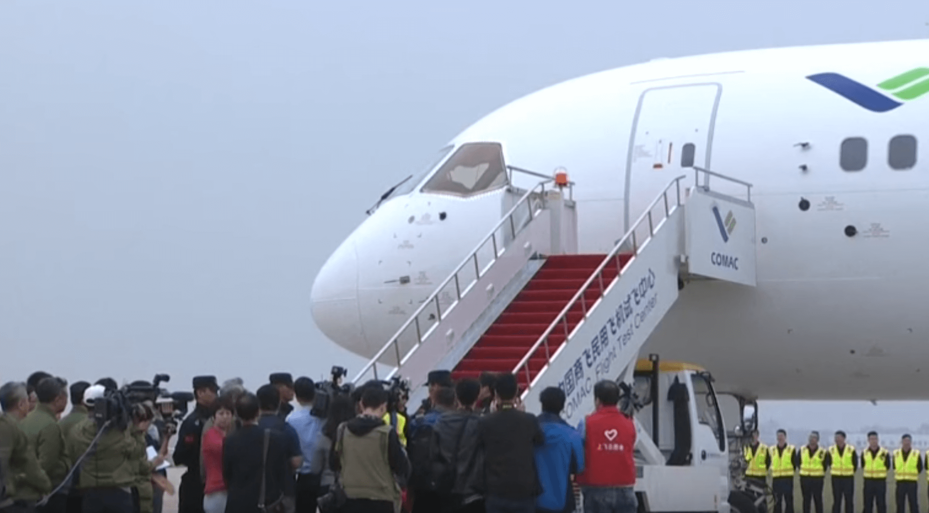First large Chinese-built passenger jet takes maiden flight