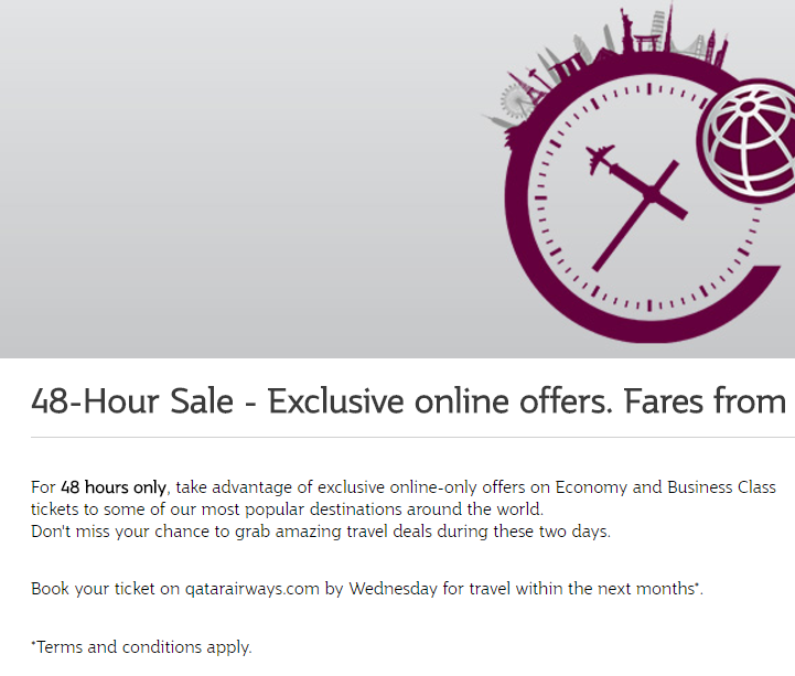 FLASH SALE: Qatar Airways 48-hour sale (e.g. Milan, Italy to Krabi ...