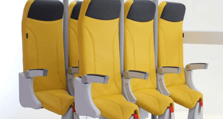 New stand up airline seating designed to squeeze 20% more people on planes