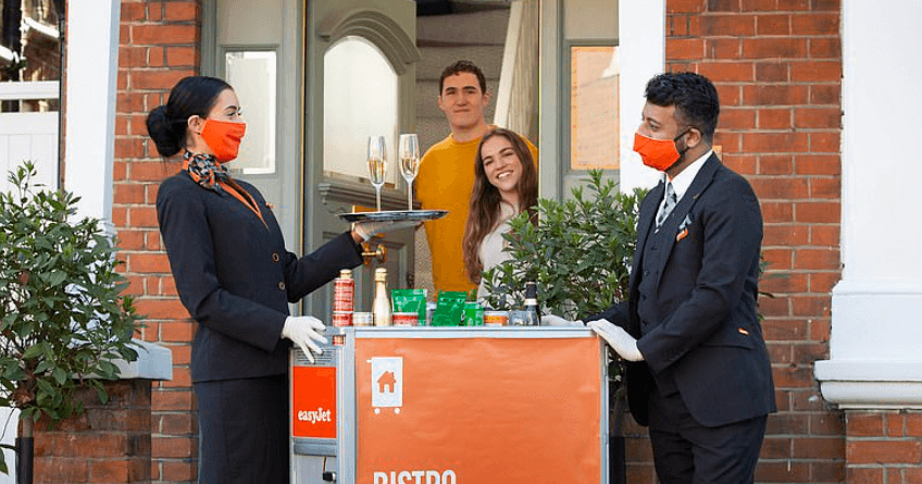 Budget airline easyJet launches FREE cabin trolley home delivery service