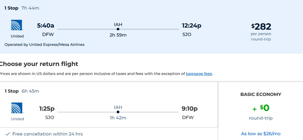 Dallas, Texas to San Jose, Costa Rica for only $282 roundtrip (Feb-Oct ...
