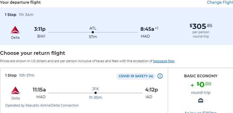 US cities to Madrid, Spain from only $305 roundtrip (Sep-Oct dates)