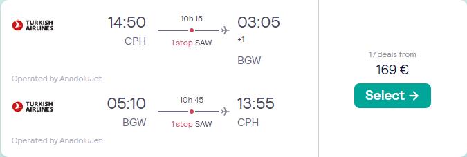 Copenhagen, Denmark to Baghdad, Iraq for only €169 roundtrip (Nov-Dec ...