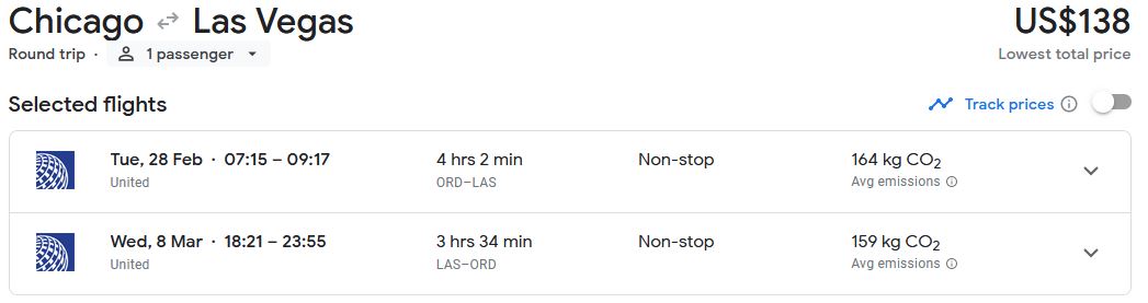 Chicago To Las Vegas Vice Versa For Only 138 Roundtrip Feb Mar Dates