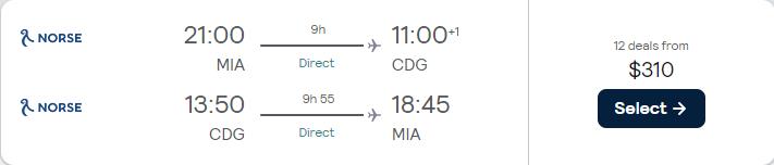 Non-stop from Miami to Paris, France for only $310 roundtrip (Jan-Mar ...