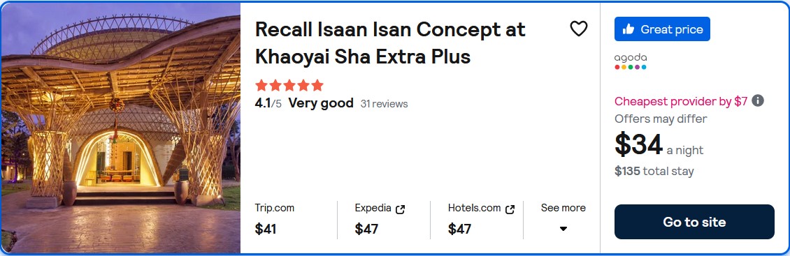 5* Recall Isaan Isan Concept at Khaoyai Sha Extra Plus in Nakhon ...